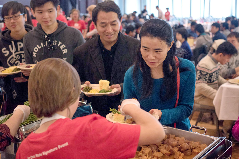 Ohio State University’s Thanksgiving Dinner