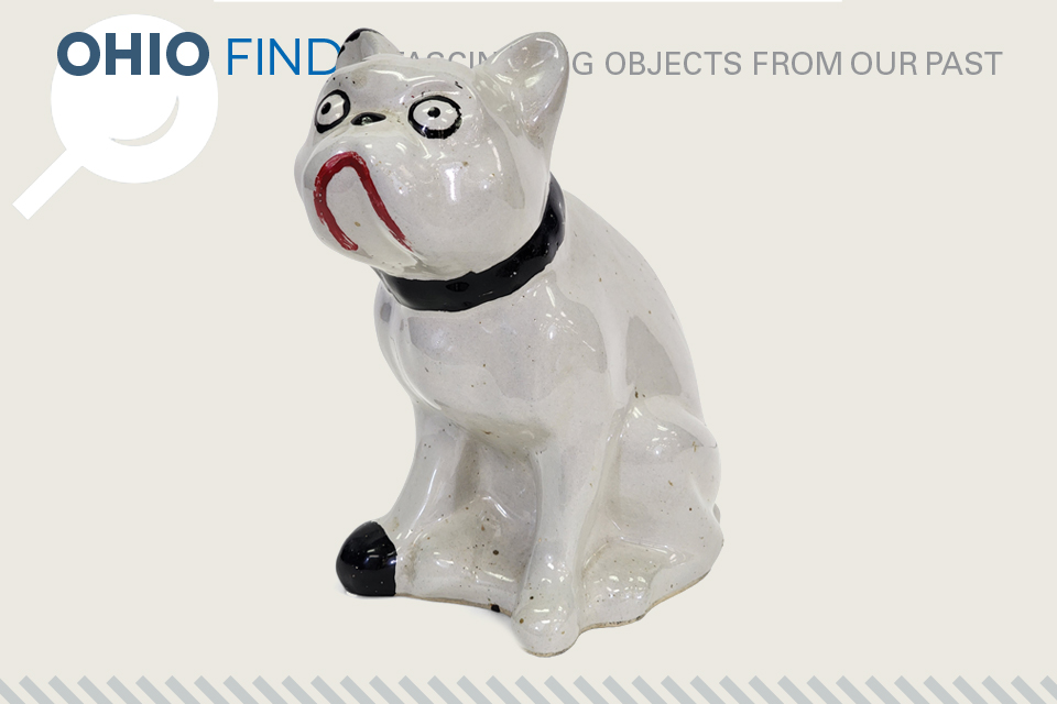 Ohio Finds: Dog Figurine Made by The Logan Pottery